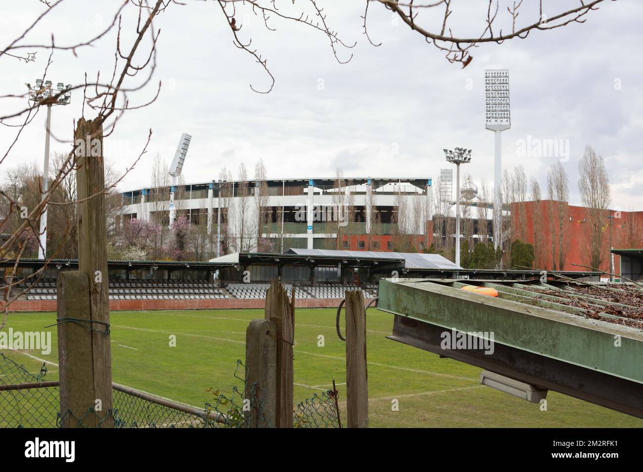 Illustration picture shows the entrance to the Victor Boin stadium and ...