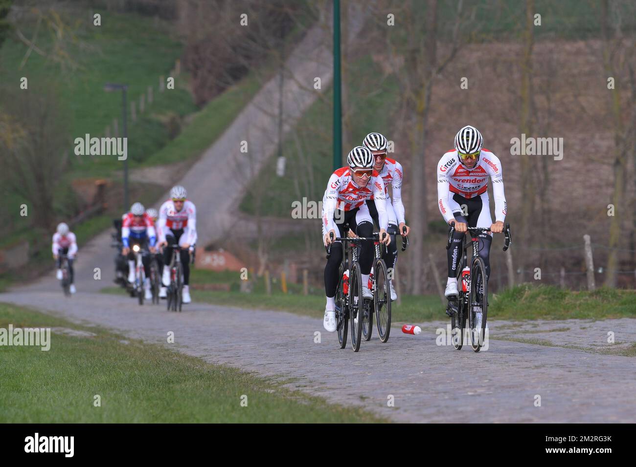 Corendon-Circus riders pictured in action during a reconnaissance ...