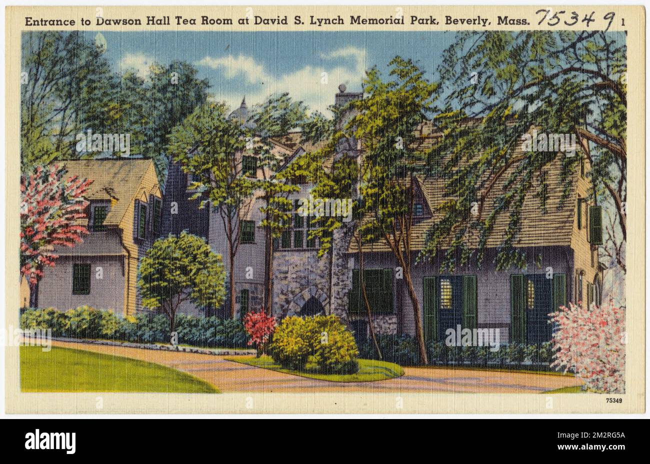 Entrance to Dawson Hall Tea Room at David S. Lynch Memorial Park ...