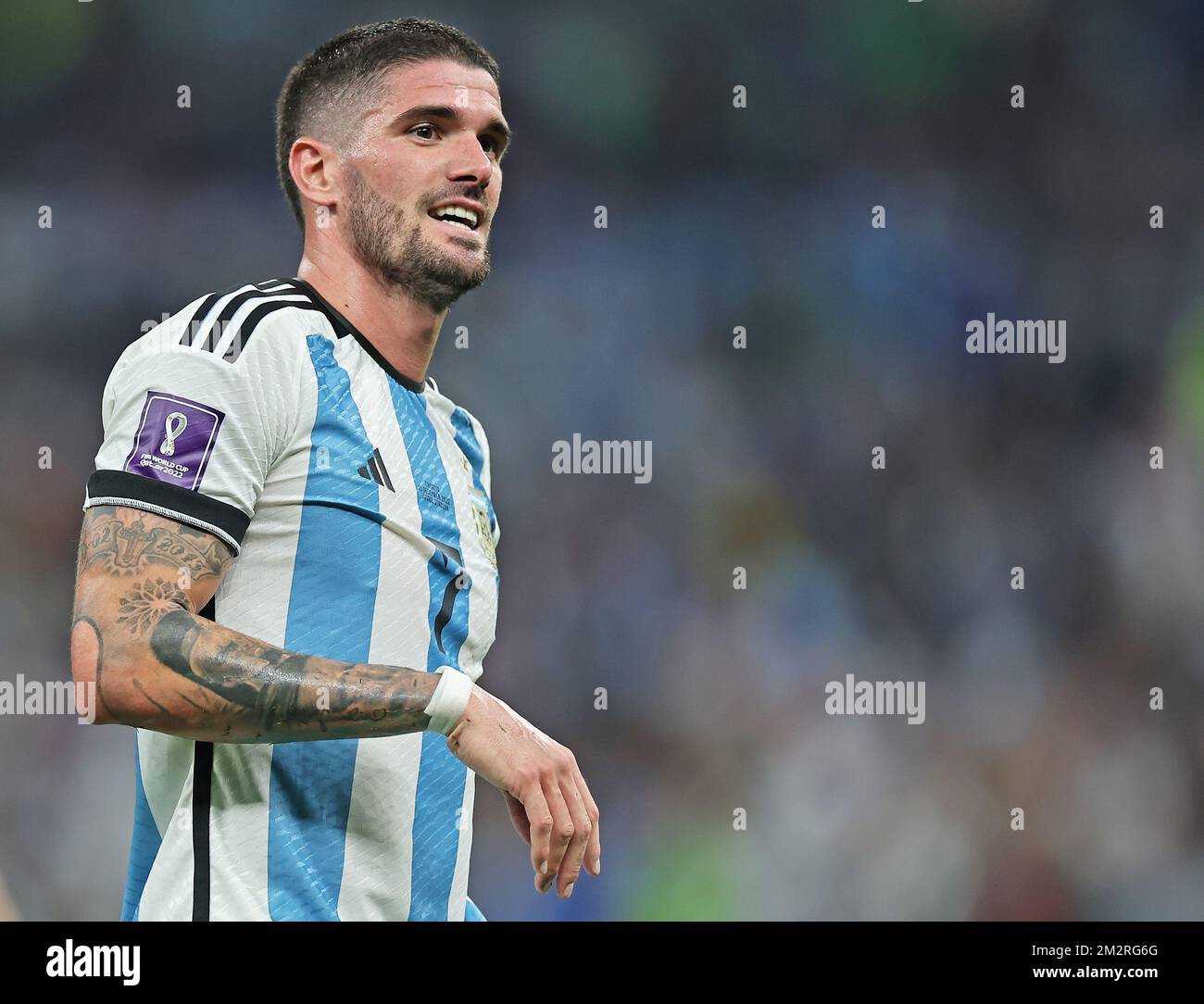 Rodrigo de Paul of Argentina during the FIFA World Cup Qatar 2022 match ...