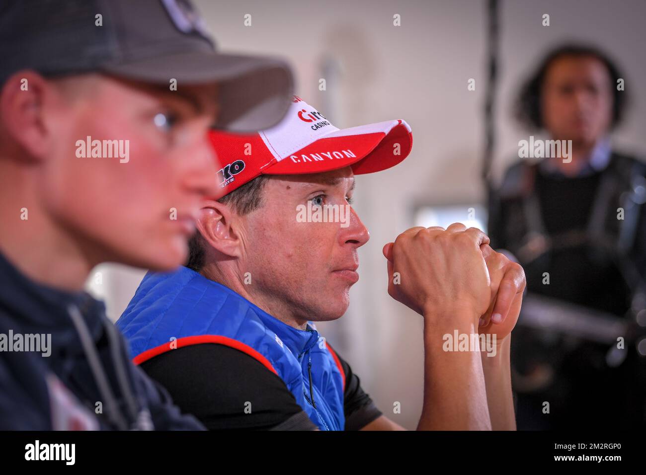Belgian Stijn Devolder of Corendon-Circus pictured during a press ...