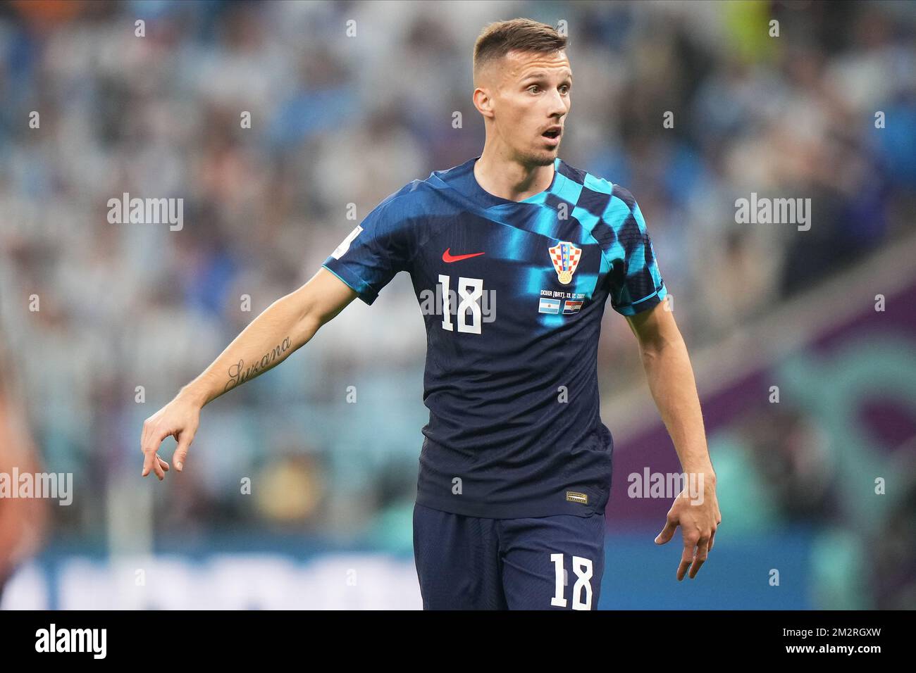 Mislav Orsic of Croatia during the FIFA World Cup Qatar 2022 match ...
