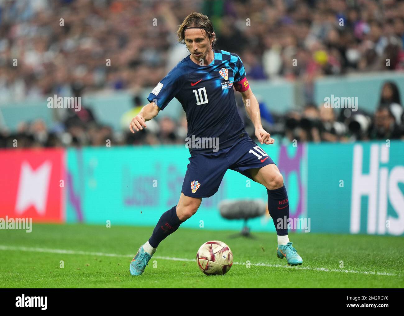 Luka Modric of Croatia during the FIFA World Cup Qatar 2022 match, Semi ...