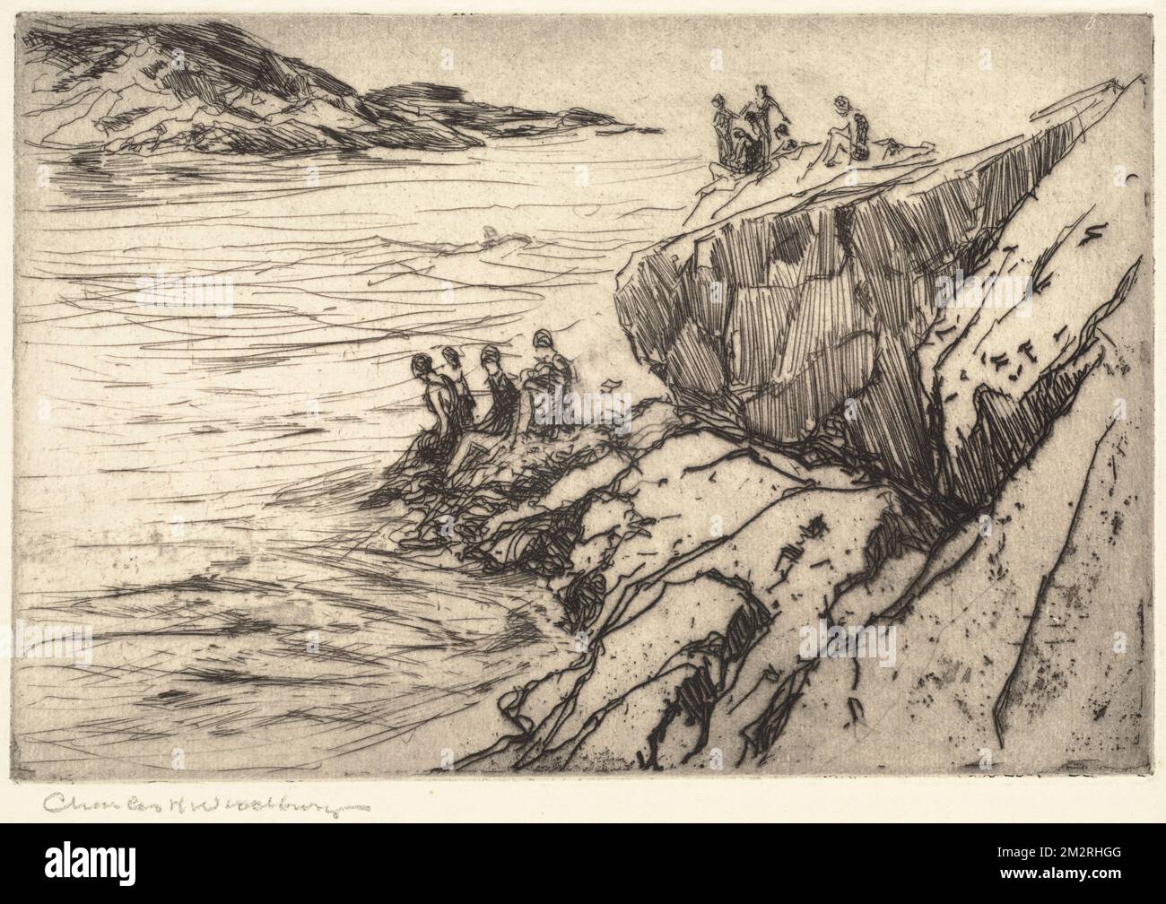 Entrance to Narrow Cove , Bays Bodies of water, Cliffs, Swimmers ...