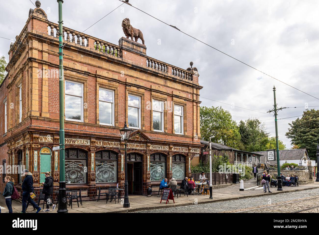 Red Lion Hotel, National Tramway Museum, Crich, Matlock, Derbyshire ...