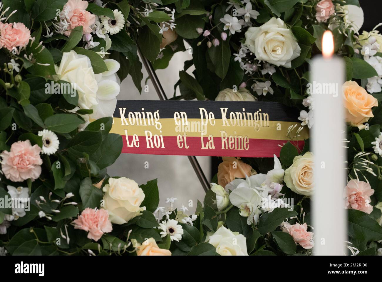 Illustration picture taken during the funeral ceremony of Cardinal ...