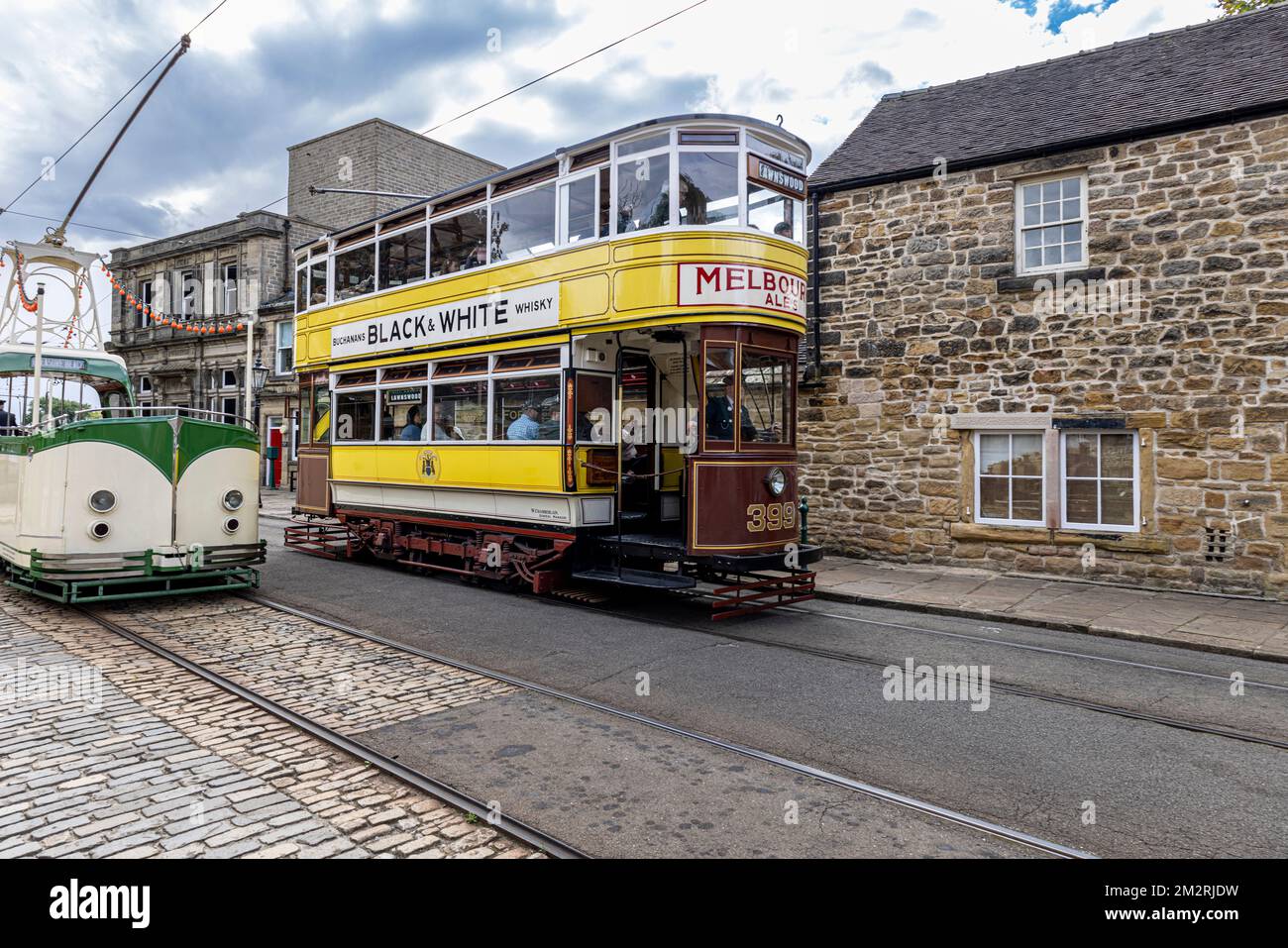 Leeds City Transport Tram No. 399, National Tramway Museum, Crich ...