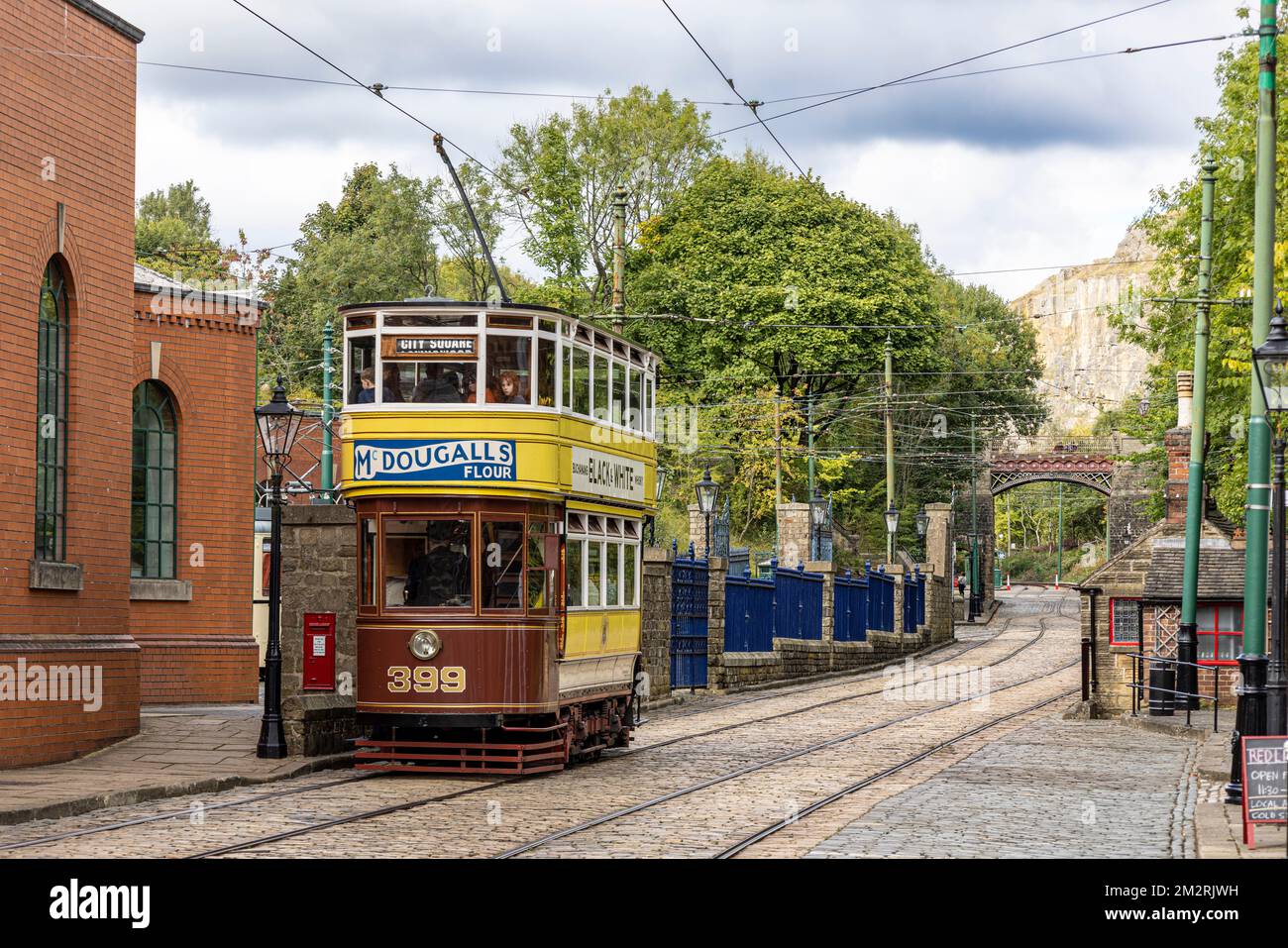 Leeds City Transport Tram No. 399, National Tramway Museum, Crich ...