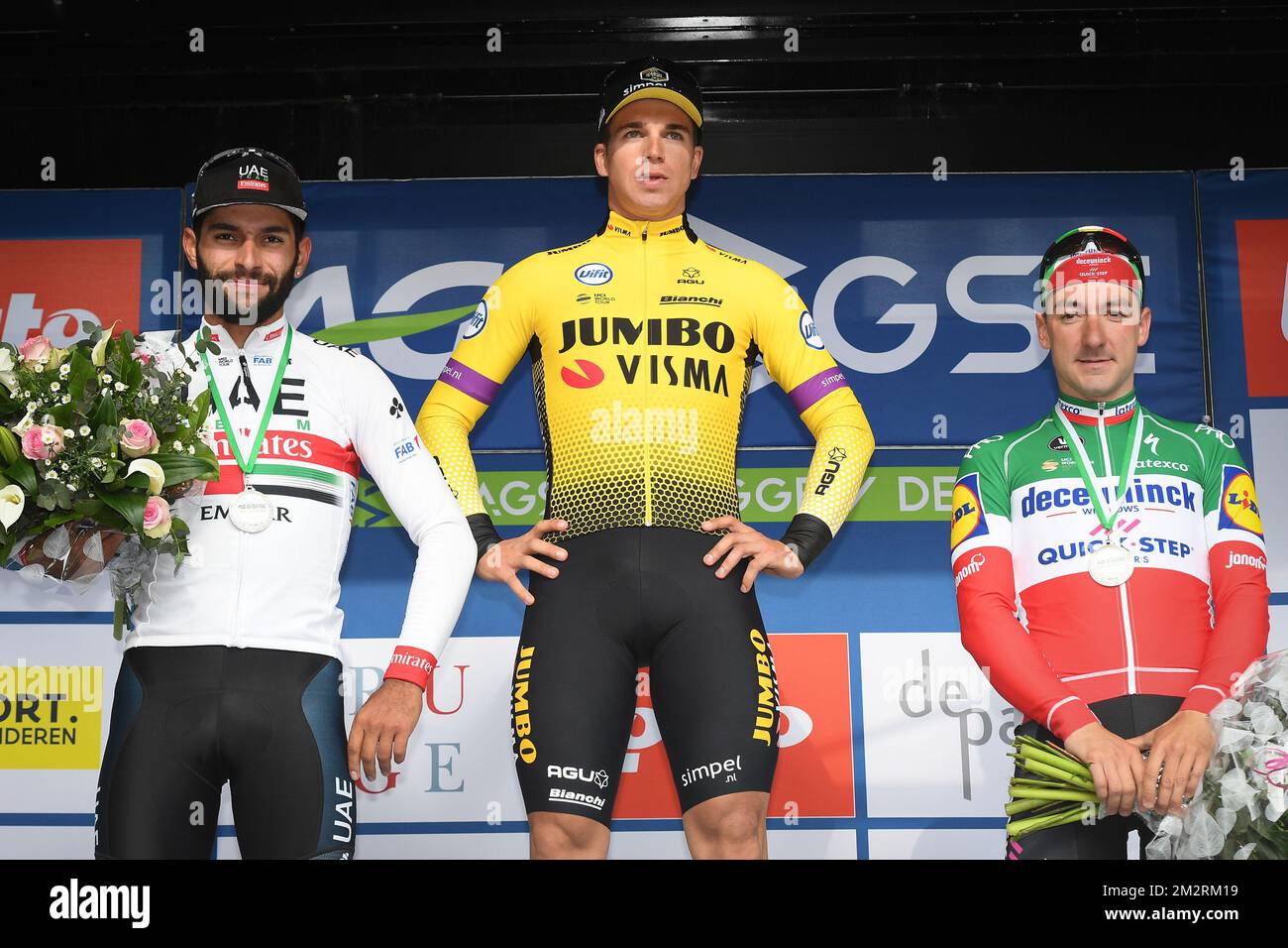 Colombian Fernando Gaviria of UAE Team Emirates, Dutch Dylan ...