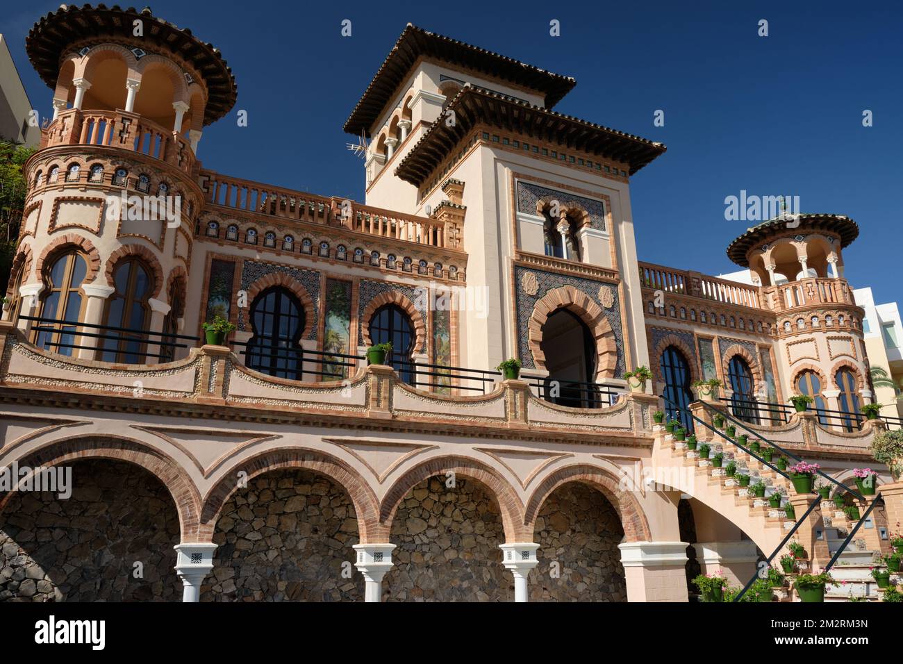 Neo-mudejar style house, Casa de Los Navajas, built in 1925 ...
