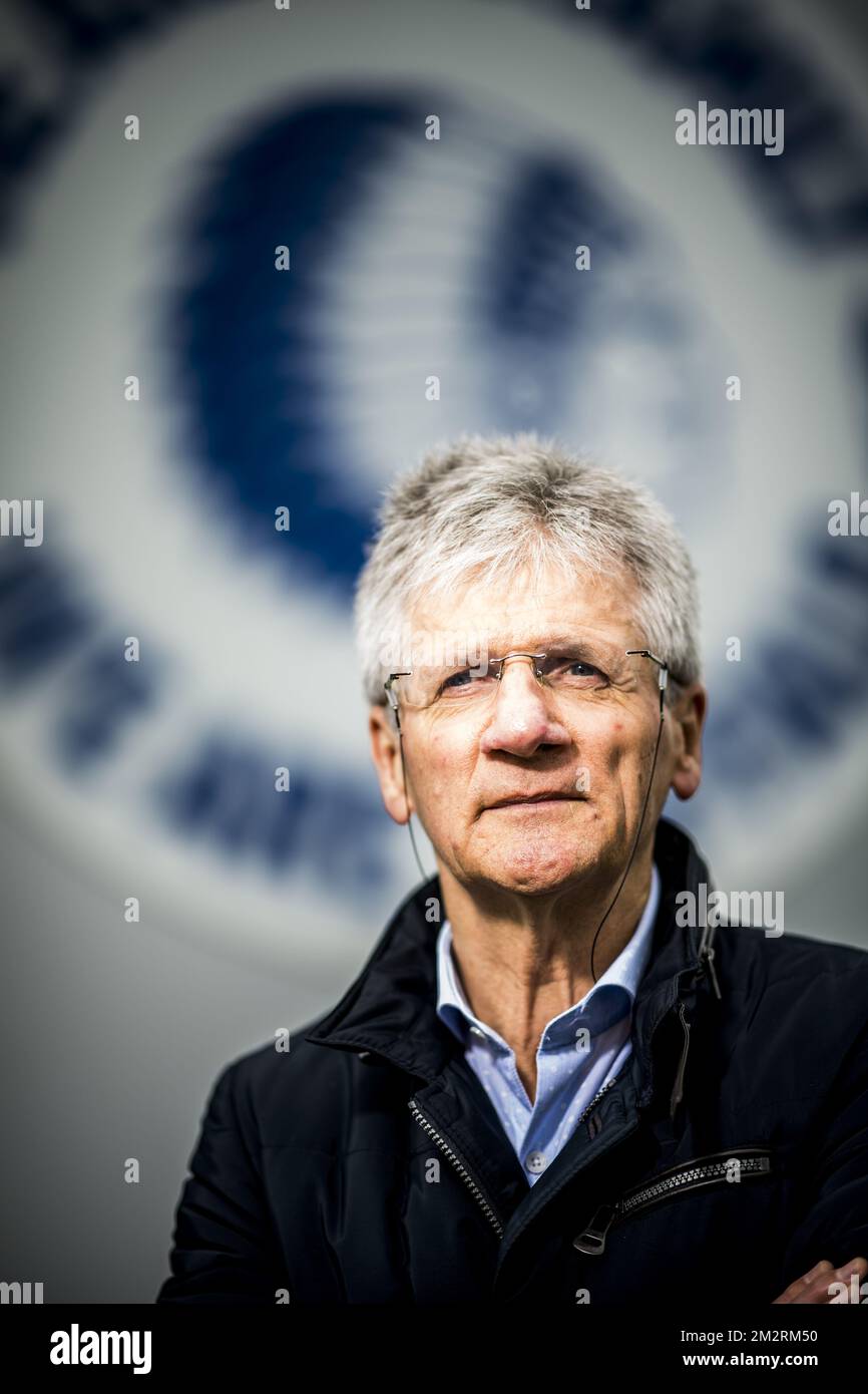 KAA Gent youth secretary Frank De Leyn poses at a photoshoot in Ghent, Wednesday 27 March 2019 ...