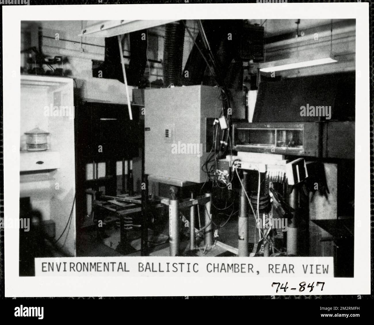 Environmental ballistic chamber, rear view , Armories, Ordnance ...