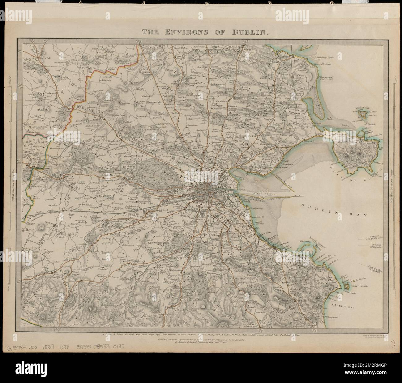 The environs of Dublin , Dublin Ireland, Maps Norman B. Leventhal Map ...
