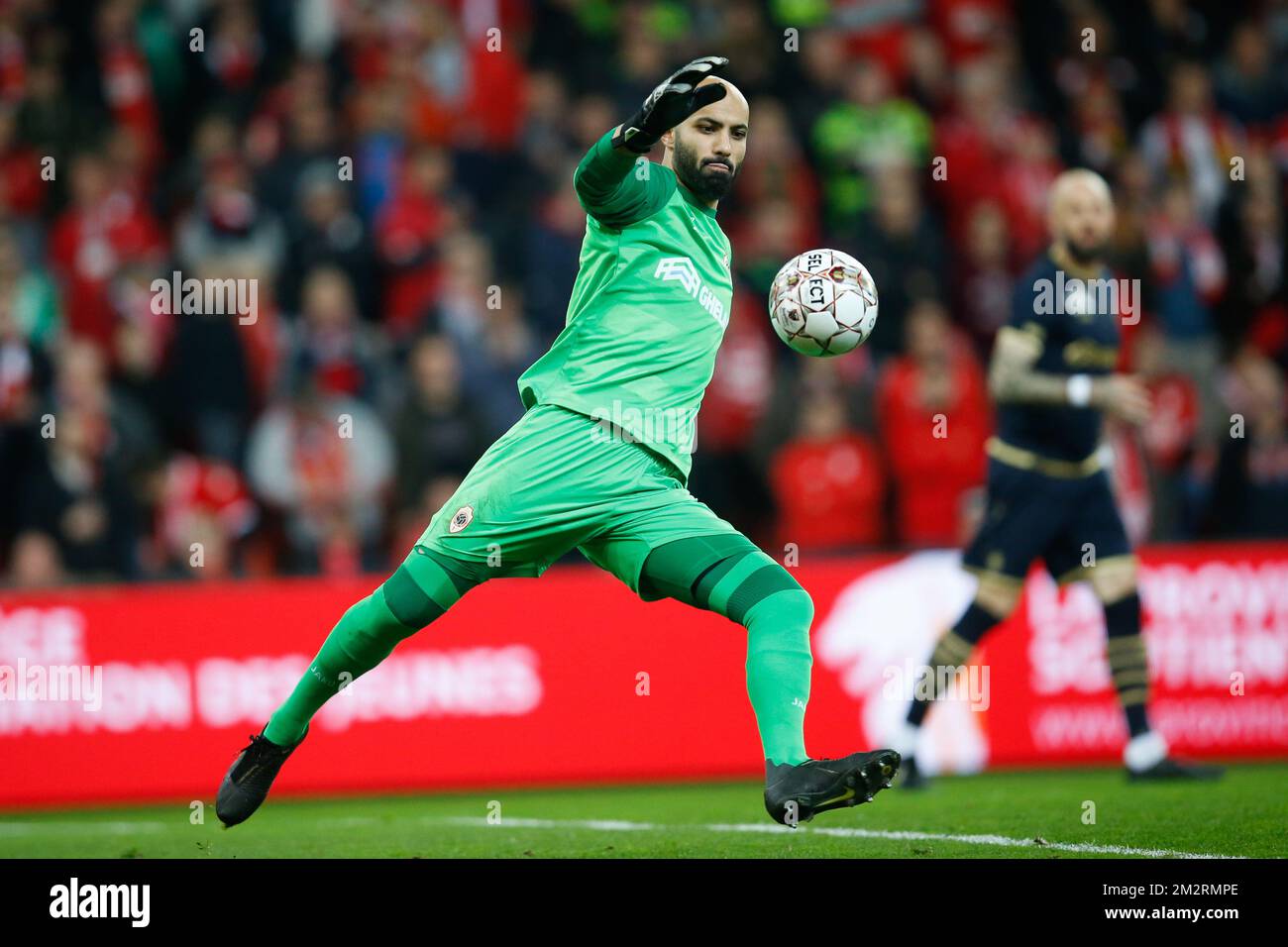 Antwerp's goalkeeper Sinan Bolat pictured during a soccer game between ...