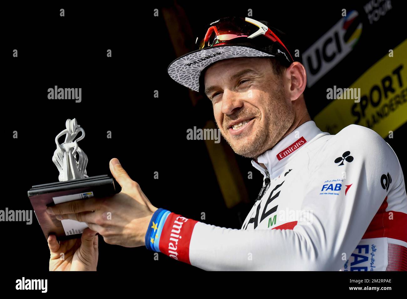 Norwegian Alexander Kristoff of UAE Team Emirates celebrates on the ...
