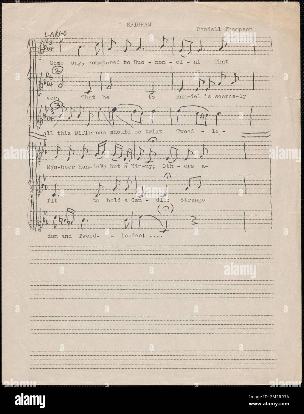 Epigram ,. Graupner and early Boston Musical Scores plus Boston Music ...