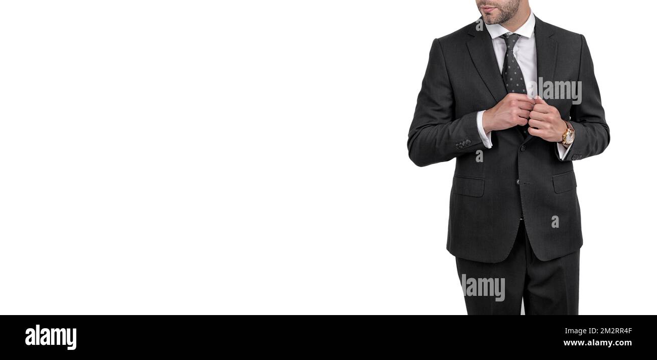 Professional corporate business professional businessman man crop view ...