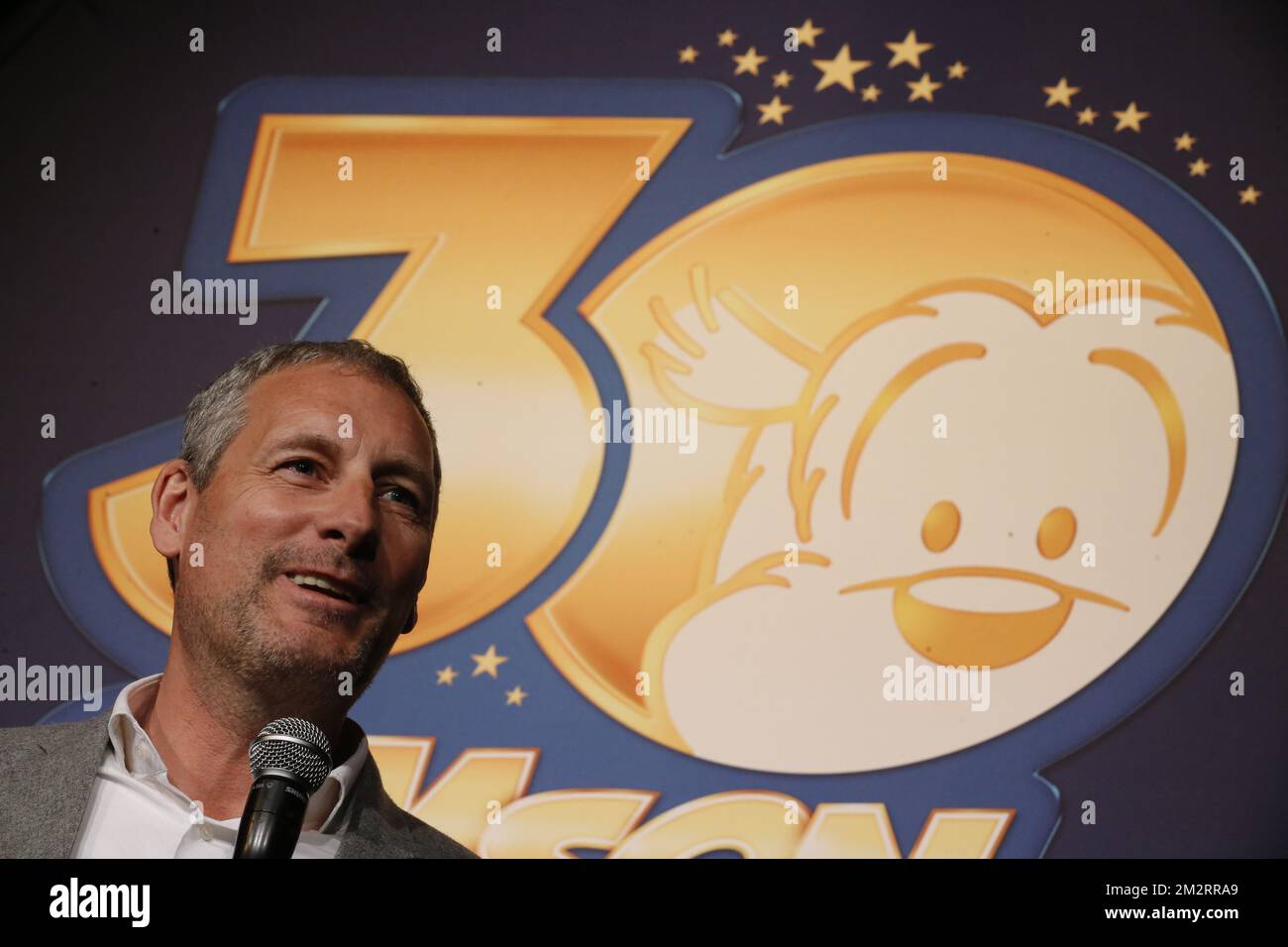 Studio 100 CEO Gert Verhulst pictured during a press conference of ...