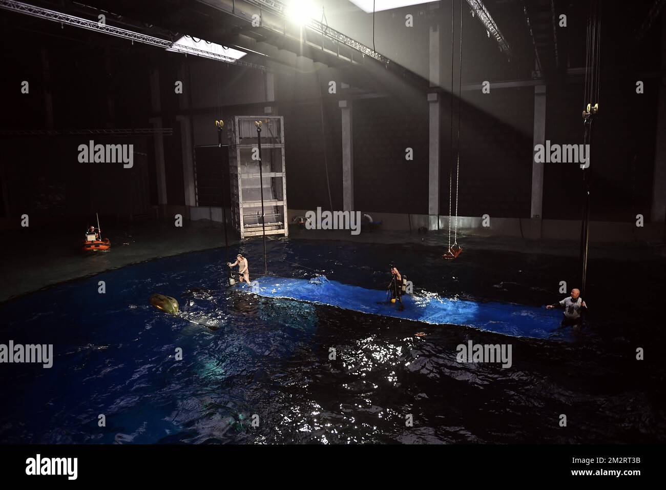 Illustration picture shows the water filming studio by VLAIO Agentschap ...