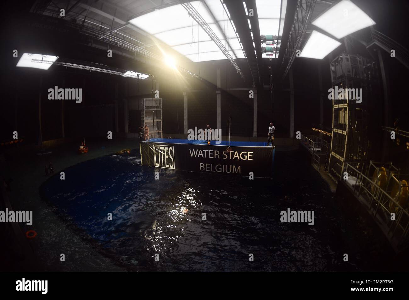 Illustration picture shows the water filming studio by VLAIO Agentschap ...