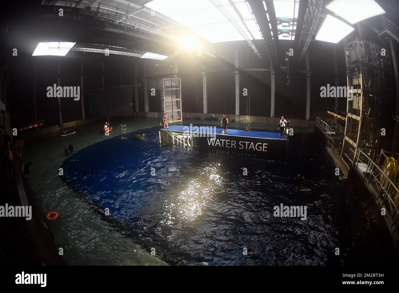 Illustration picture shows the water filming studio by VLAIO Agentschap ...