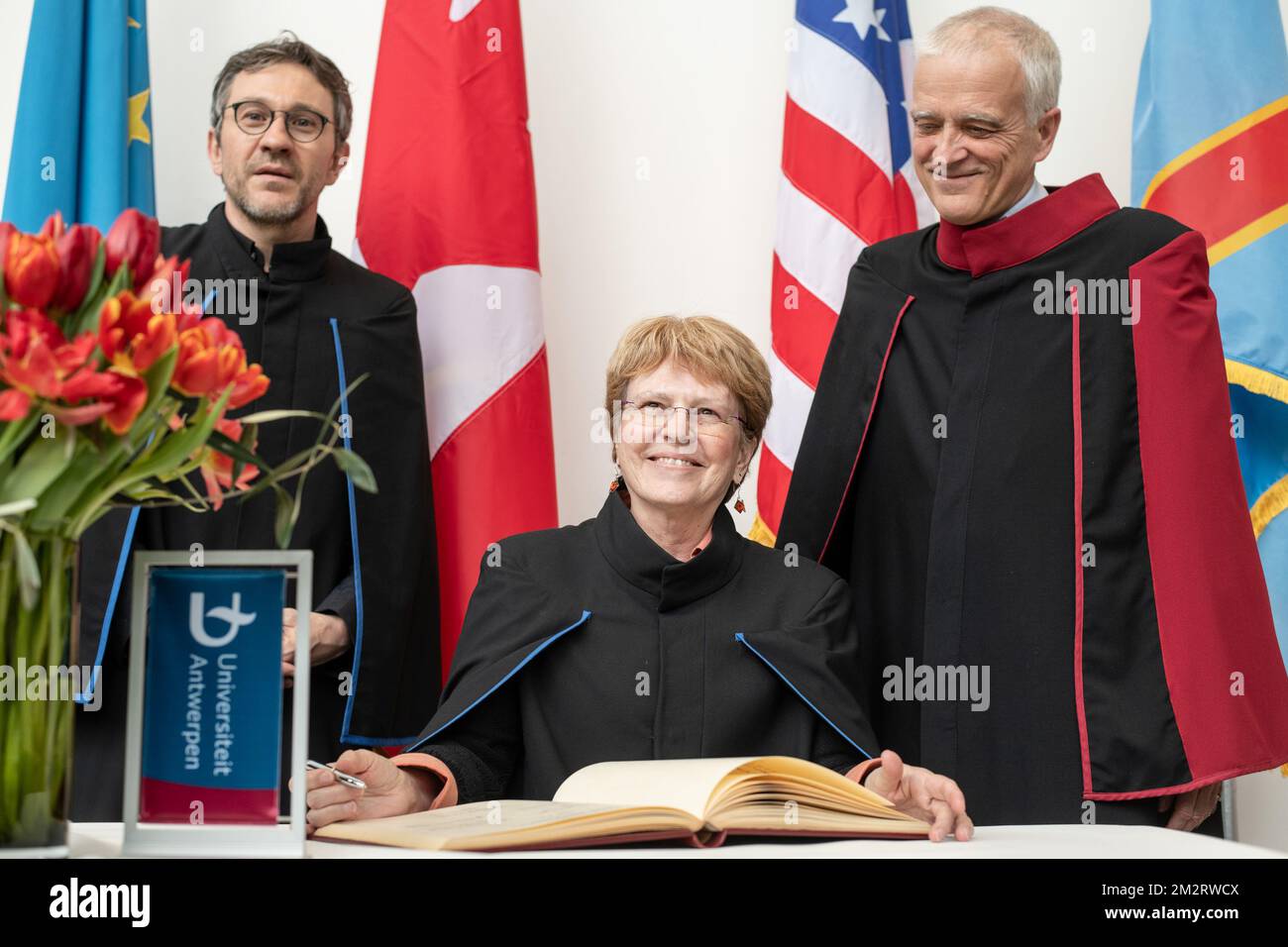 Professor dr. Jane Lubchenco pictured during a ceremony for the Doctors ...