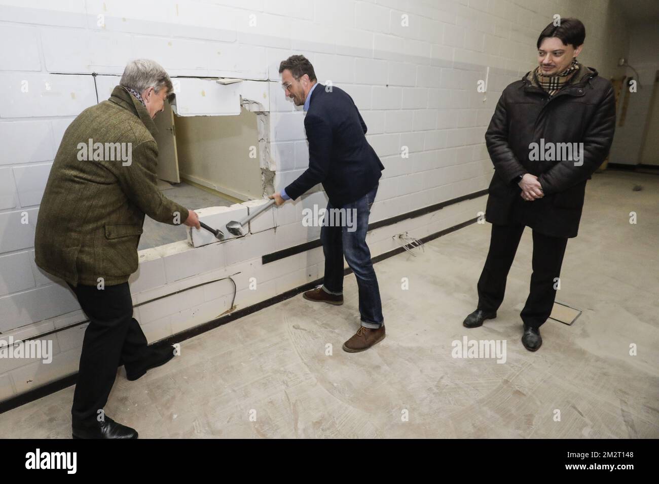 MIVB-STIB CEO Brieuc de Meeus, Brussels region Minister of Transport ...