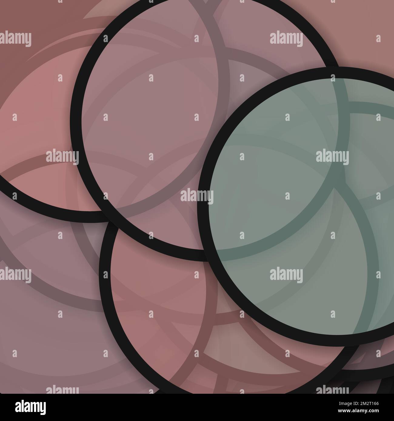 Circle shadows generative art background art illustration Stock Vector ...