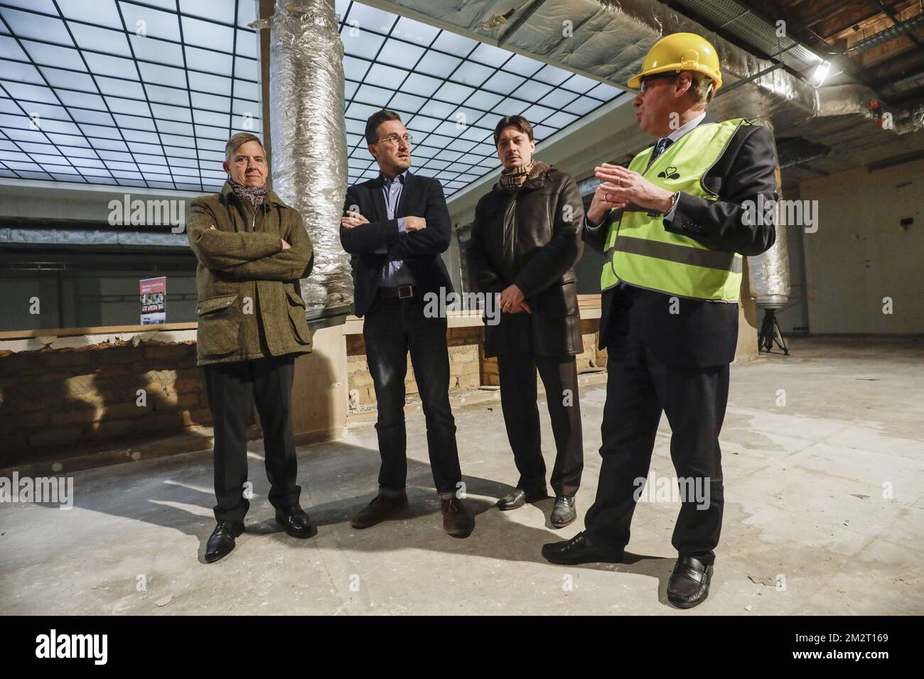 MIVB-STIB CEO Brieuc de Meeus, Brussels region Minister of Transport ...