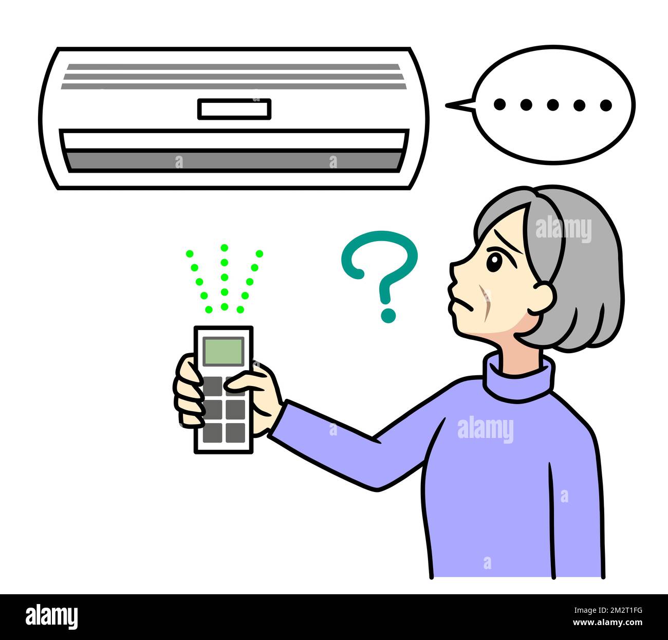 A senior woman confused that a heater does not work Stock Photo - Alamy A senior woman confused that a heater does not work Stock Photo - Alamy