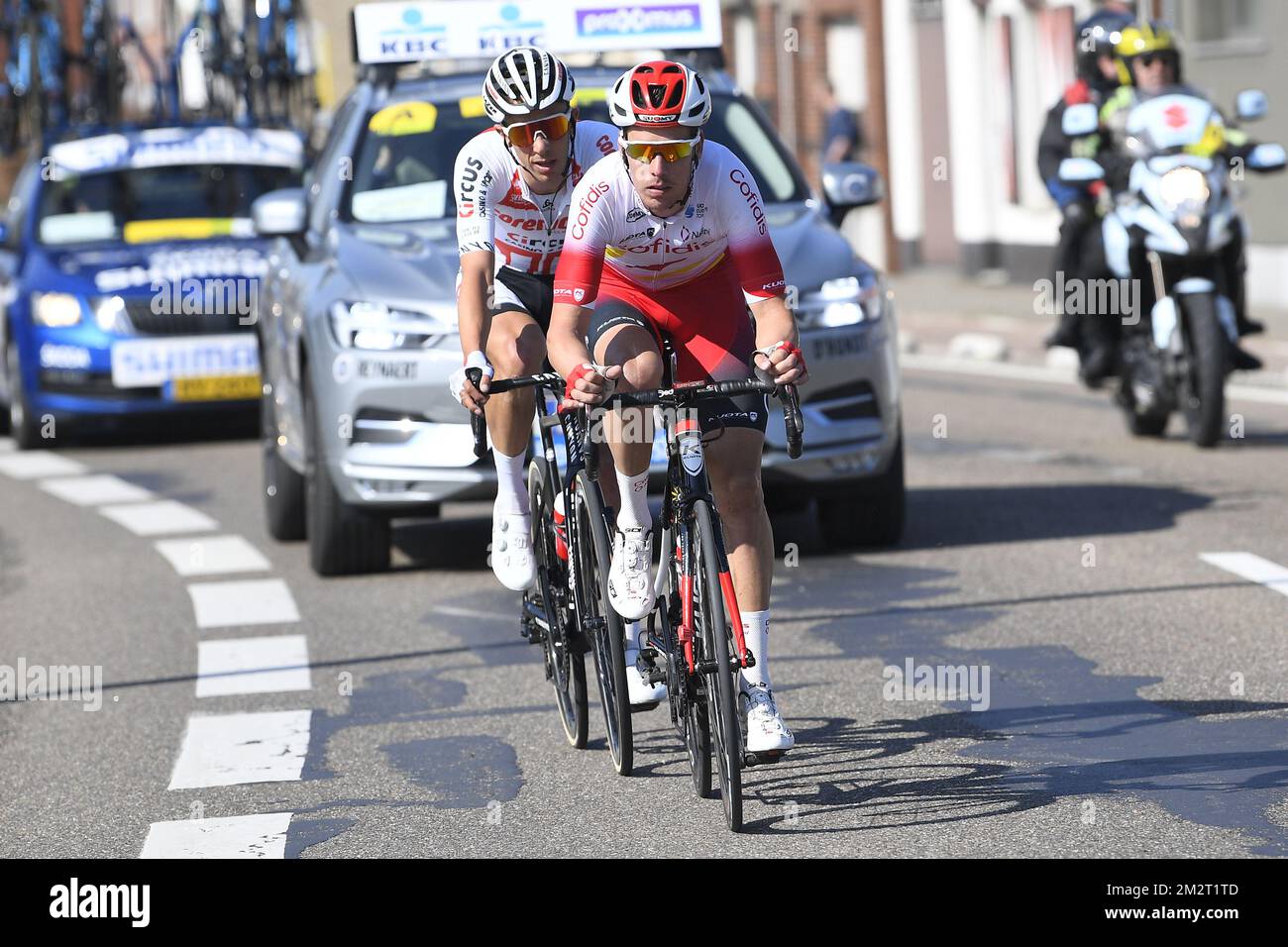 Belgian Dries De Bondt of Corendon-Circus and Belgian Kenneth Vanbilsen ...