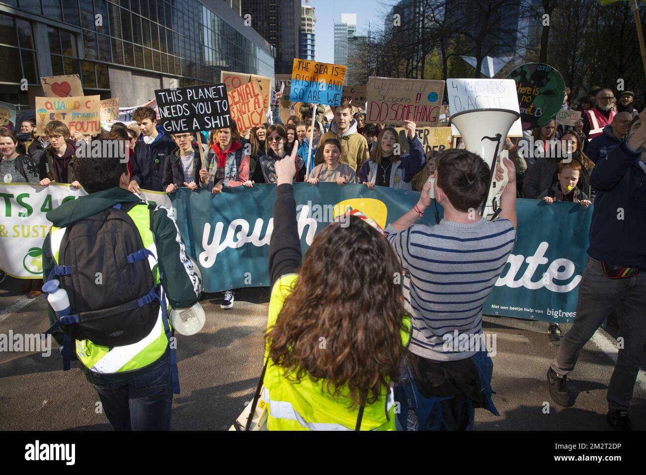 Illustration picture shows the 13th edition of the student strike ...