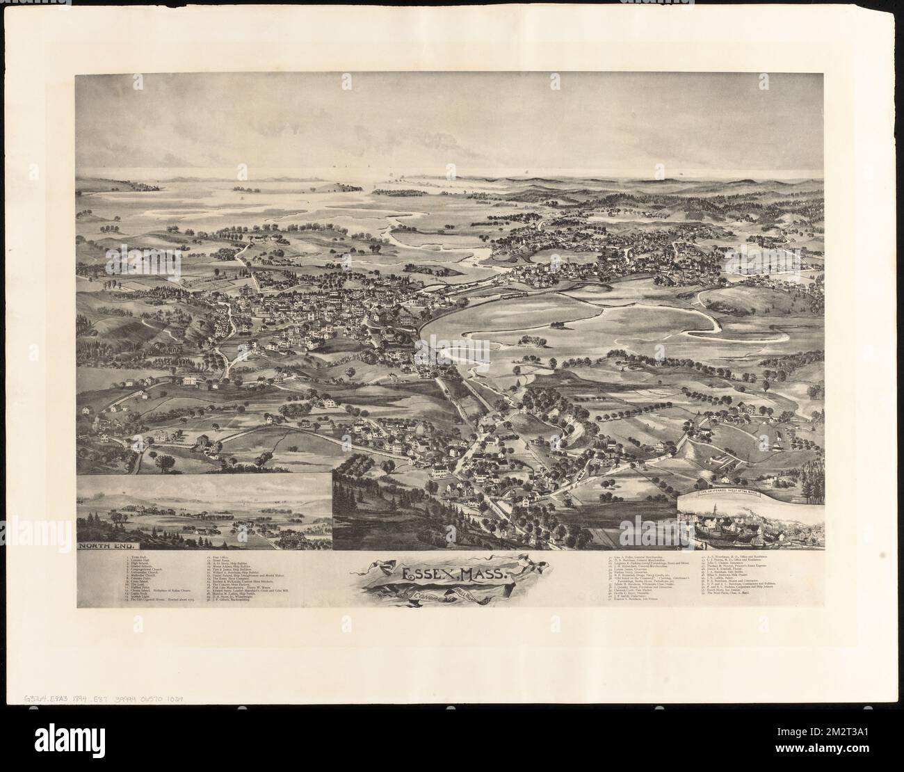 Essex, Mass., Conomo & Falls Village , Essex Mass. : Town, Aerial views ...