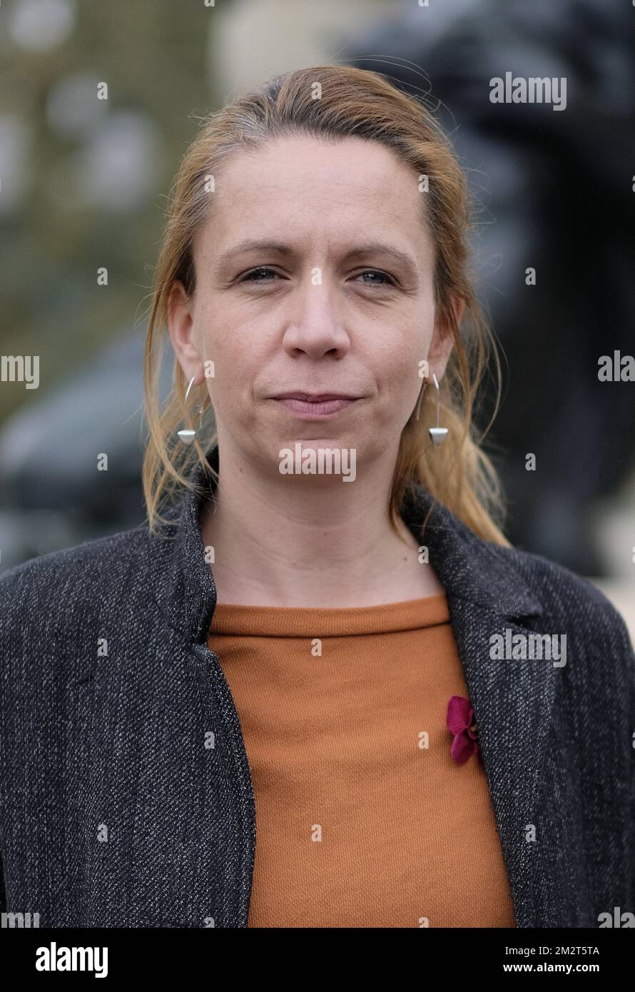 Brussels city alderwoman Ans Persoons pictured at the inauguration of ...