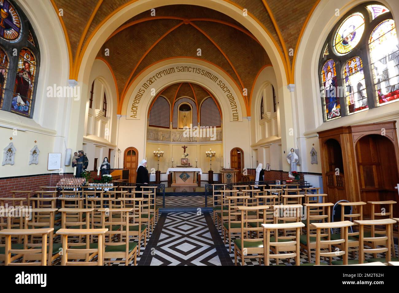 Illustration picture shows the convent of the sisters 'Monasterium van ...