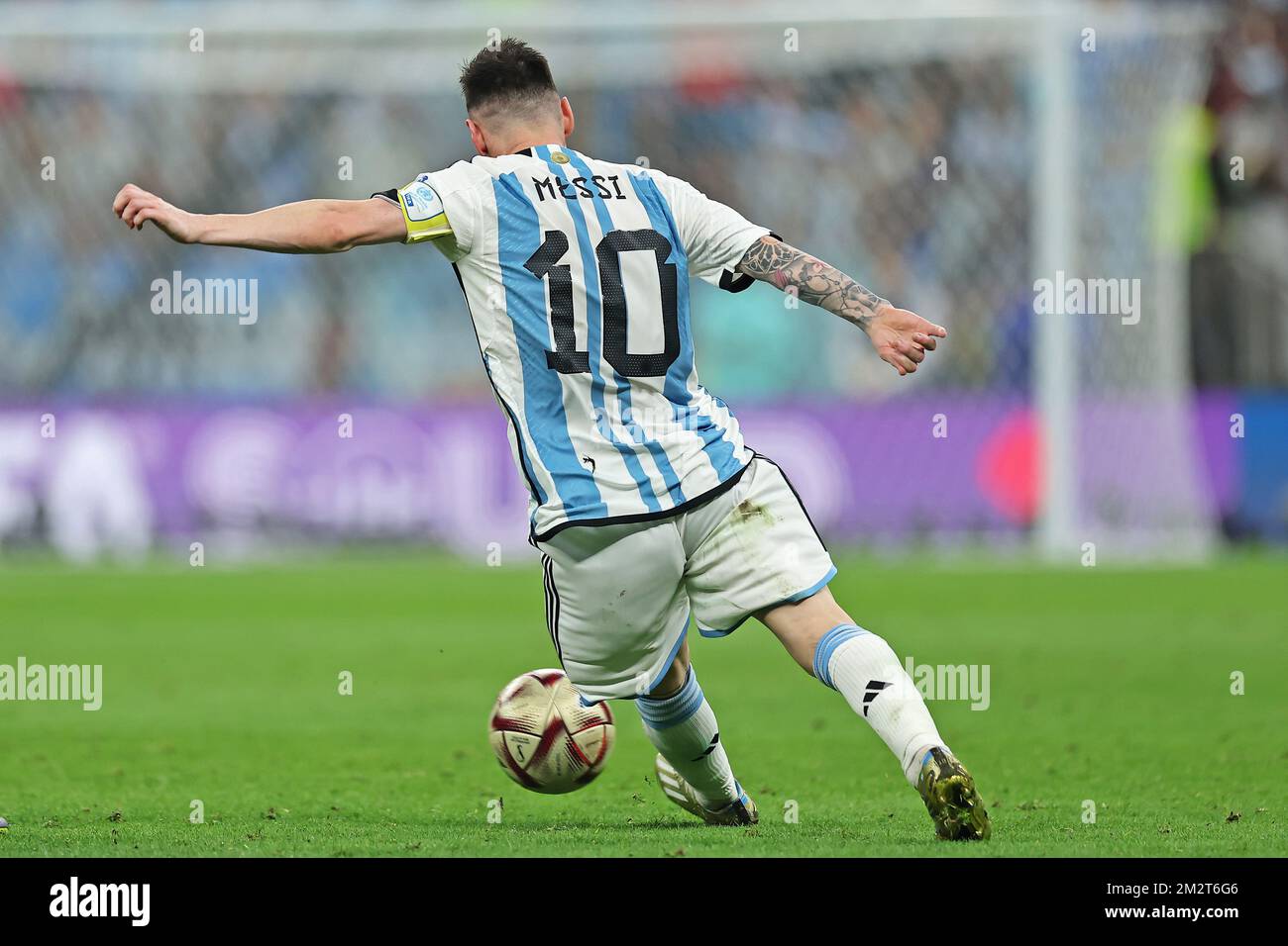 Lionel Messi of Argentina during the FIFA World Cup Qatar 2022 match ...