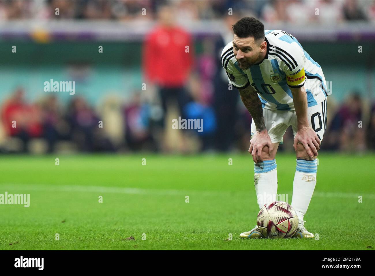 Lionel Messi of Argentina during the FIFA World Cup Qatar 2022 match ...