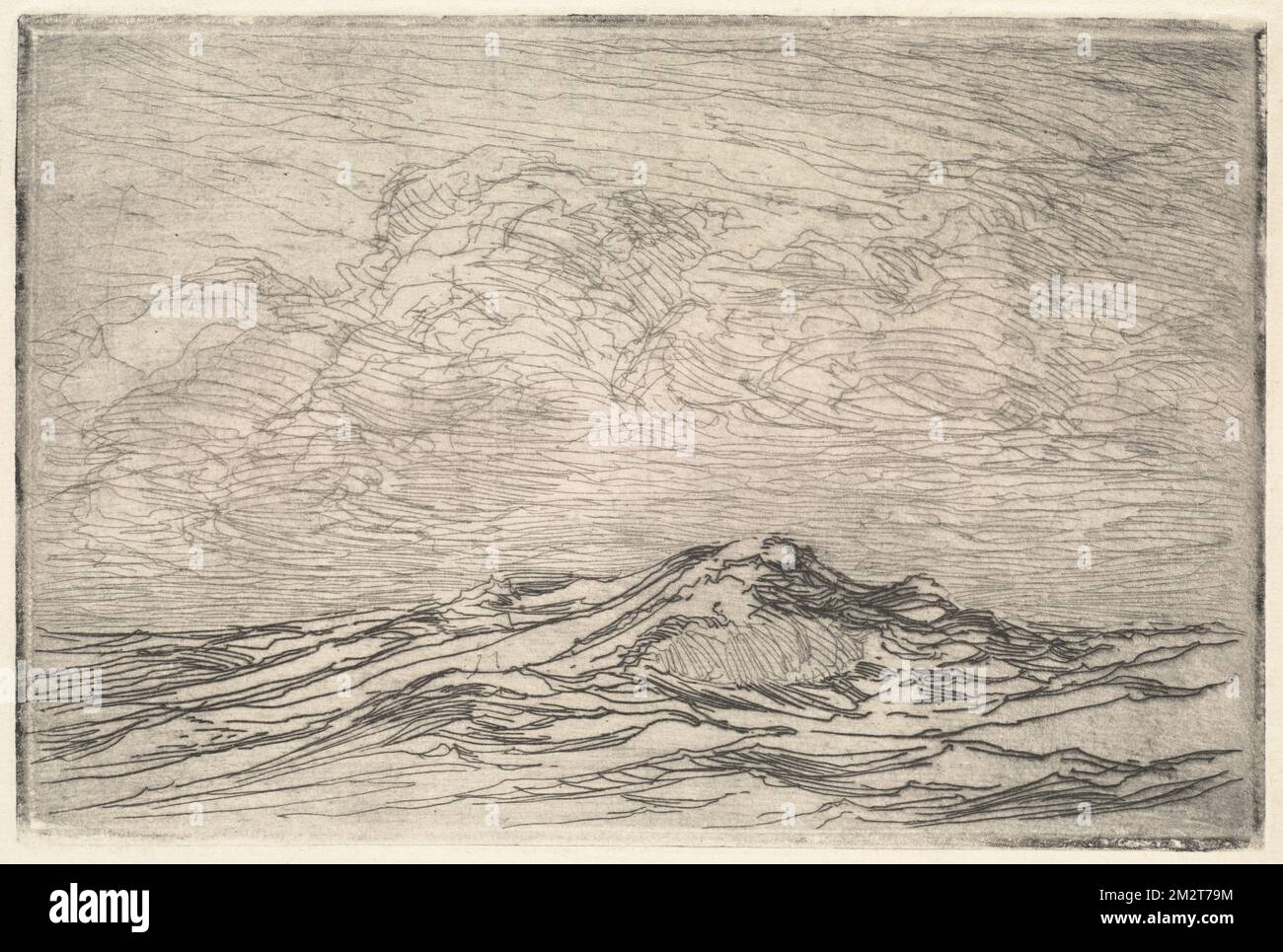Etched at sea - Titanic year , Seas. Charles H. Woodbury (1864-1940 ...