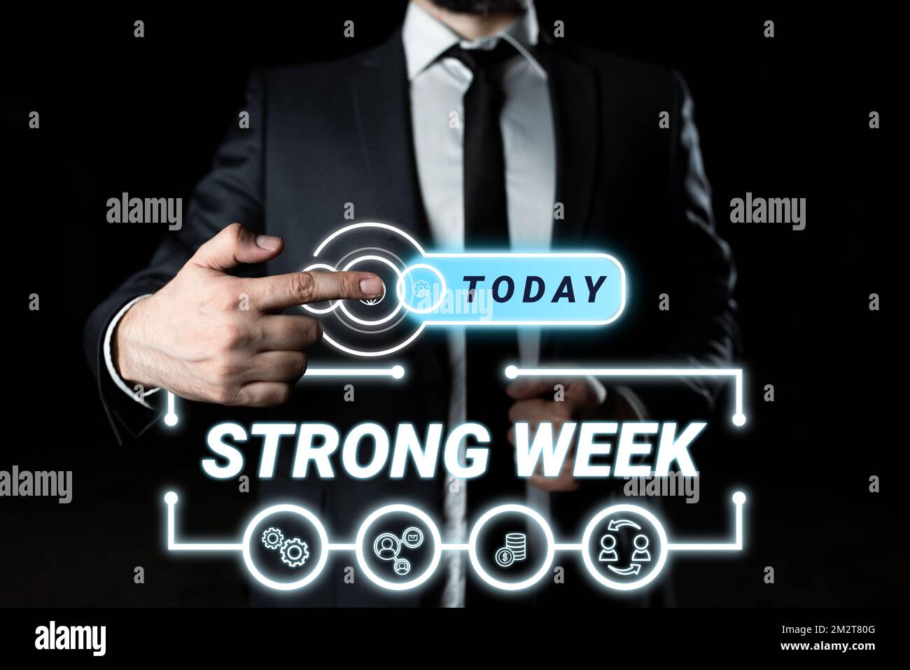 Text caption presenting Strong Weak. Business idea having features of ...