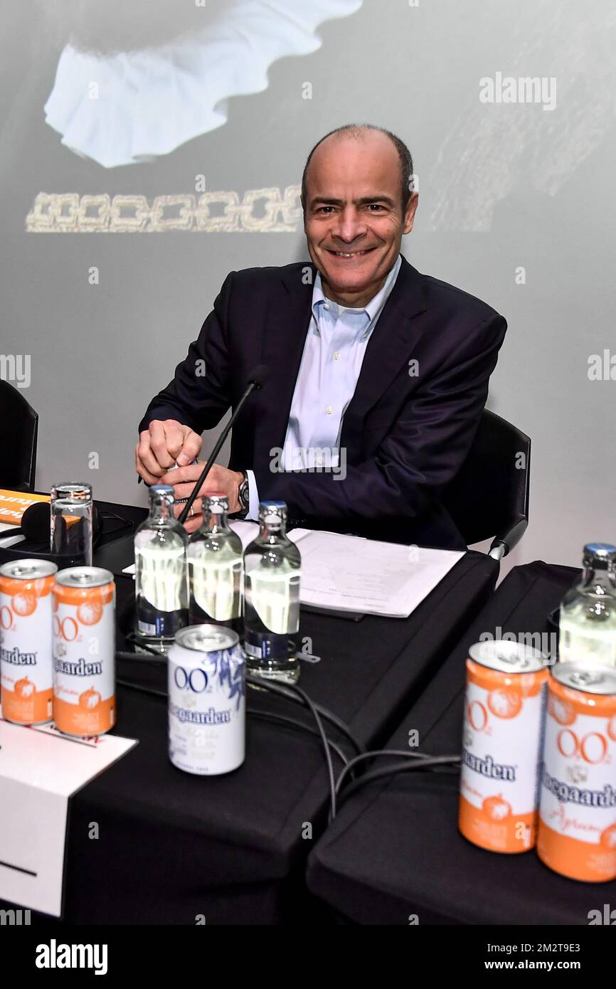 AB Inbev CEO Carlos Brito pictured during a shareholders meeting of ...