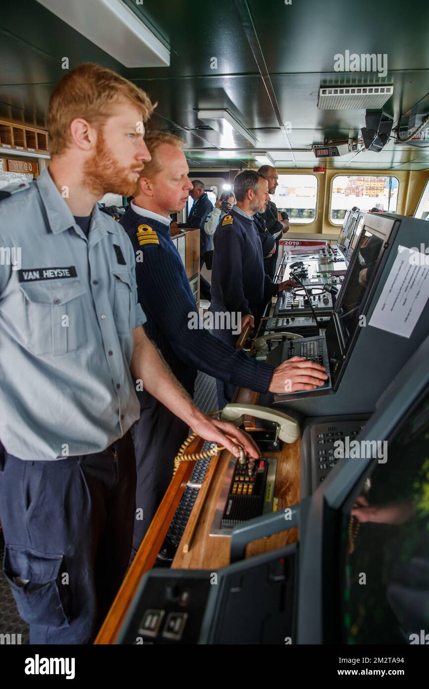 Illustration picture shows the name reveal of the new Belgian research ...