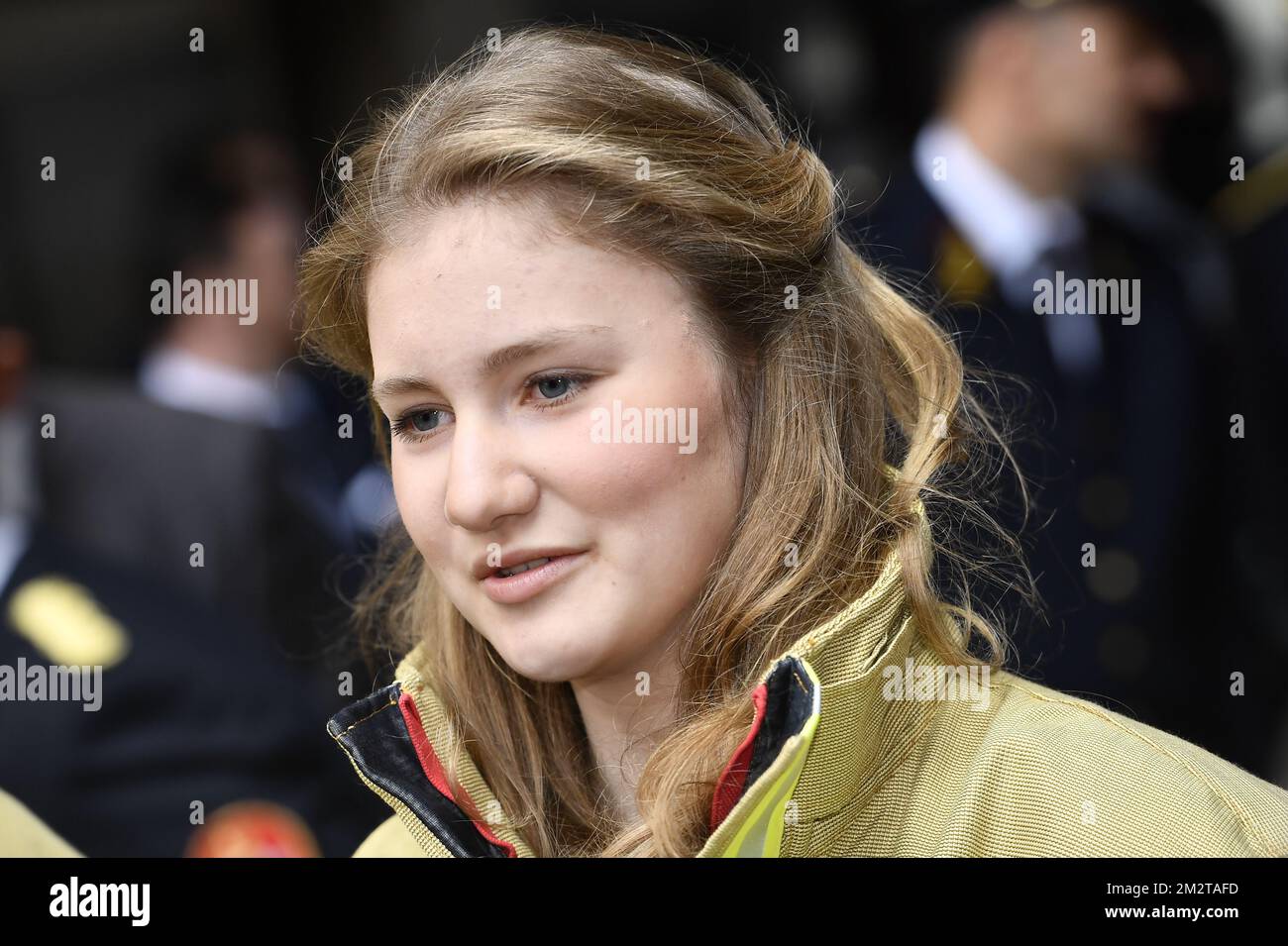 Crown Princess Elisabeth pictured during a visit of the King and the ...