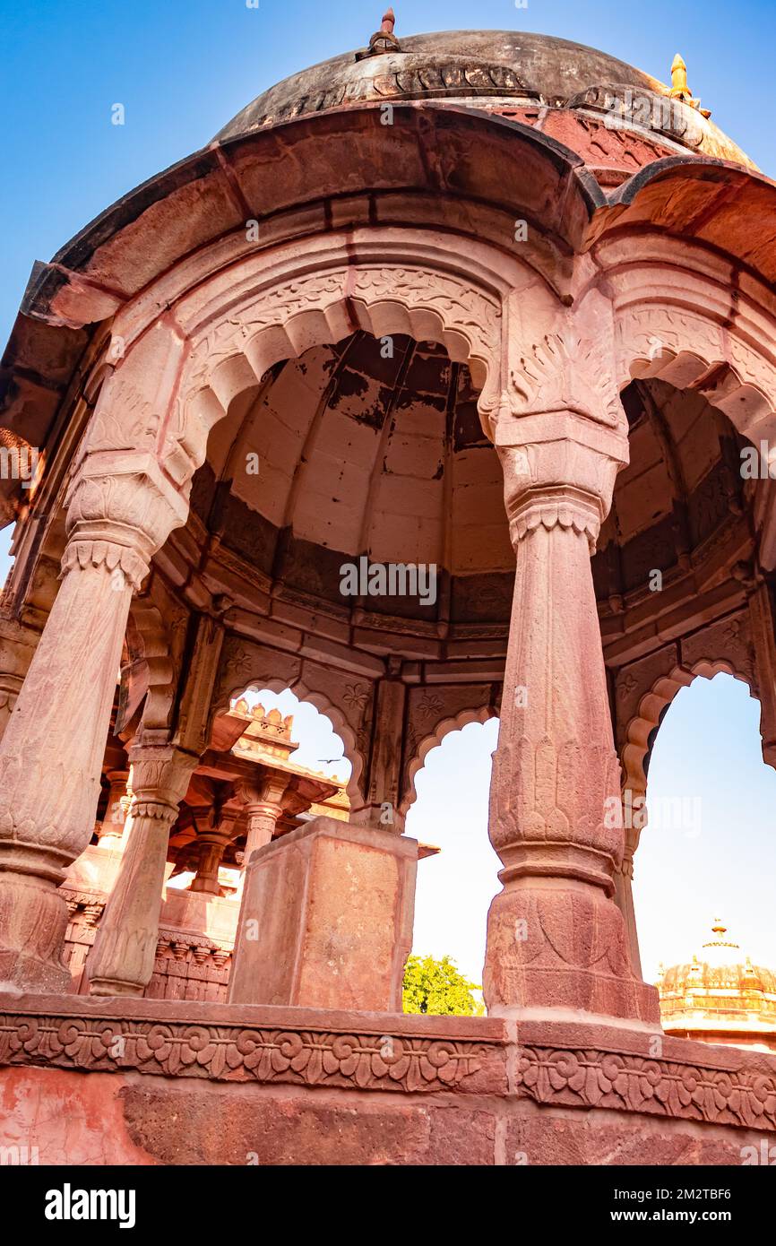ancient hindu temple architecture with bright sky from unique angle at ...