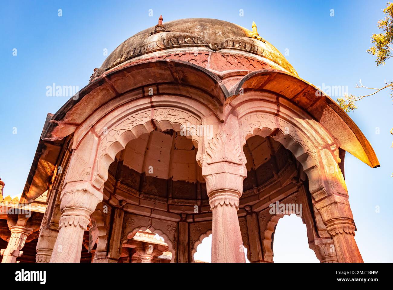 ancient hindu temple architecture with bright sky from unique angle at ...