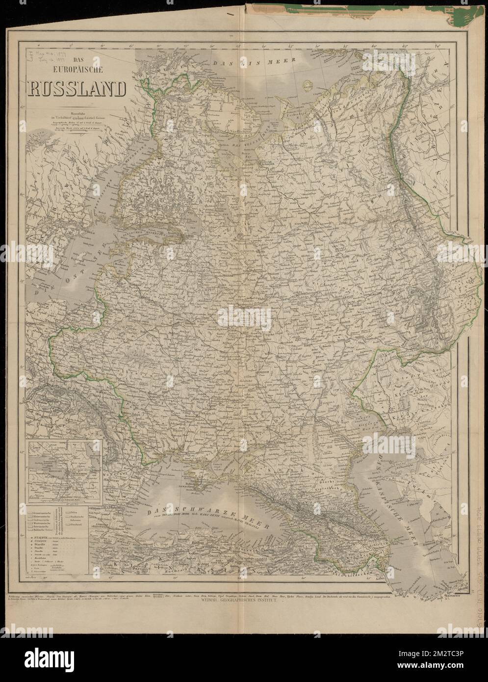 Das Europäische Russland , Russia, Western, Maps Norman B. Leventhal ...