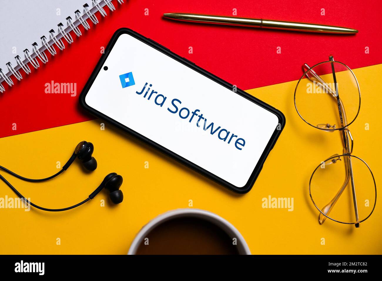 Poland. 10th Dec, 2022. In this photo illustration a Jira Software logo ...