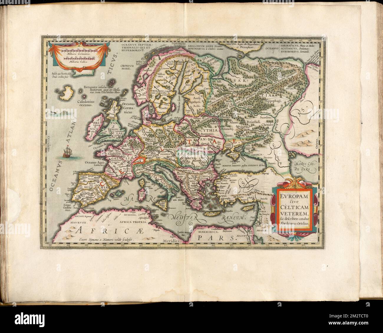 Europam sive Celticam veterem , Europe, Historical geography, Maps ...