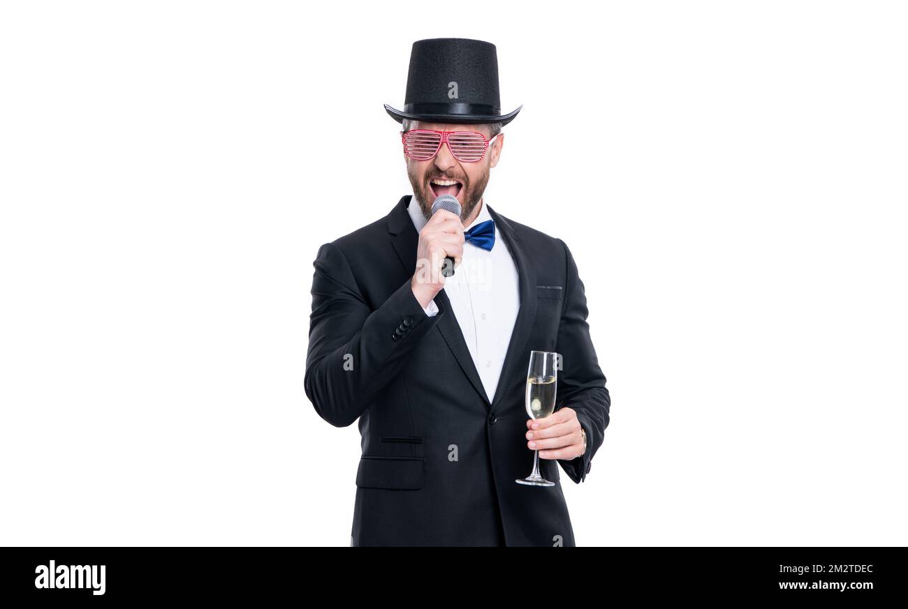 Showman cheering hi-res stock photography and images - Alamy