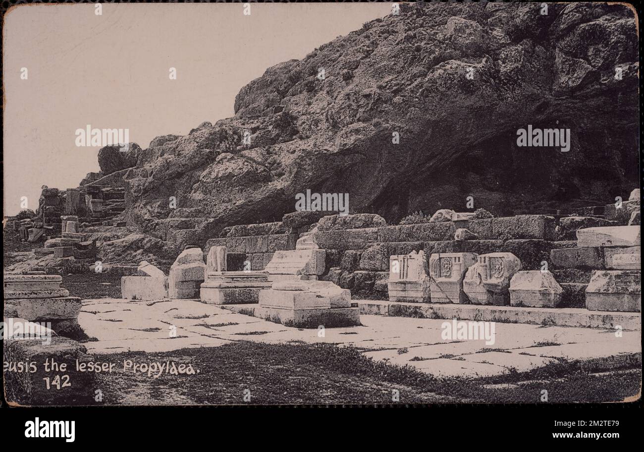 Eusis the lesser Propylaea , Greek temples, Archaeological sites ...
