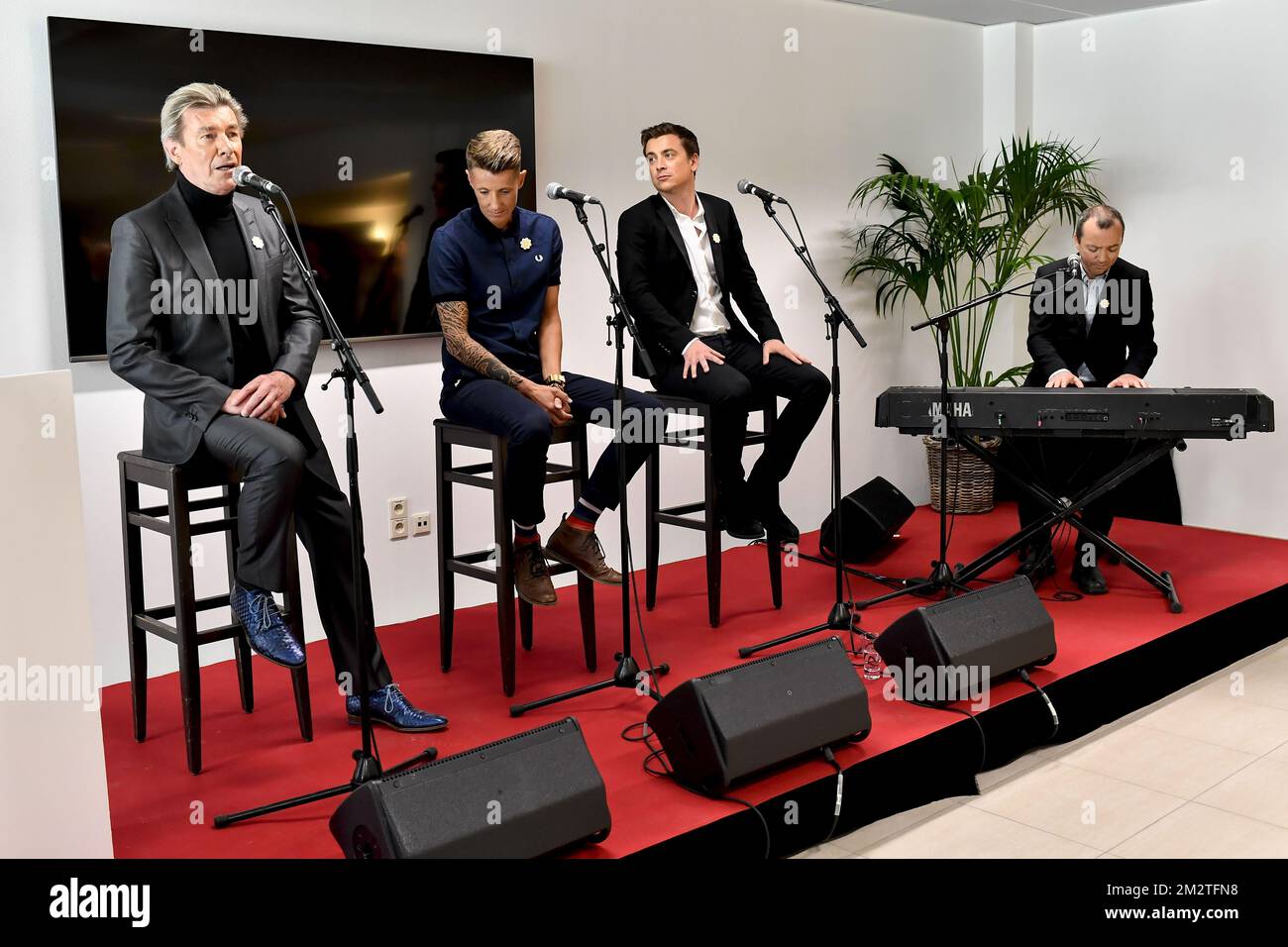 Paul Michiels, Sarah Bettens, Niels Destadbader and Miguel Wiels ...
